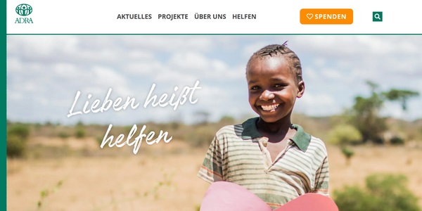 Neugestaltete Website von ADRA Deutschland, Adventistischer ...