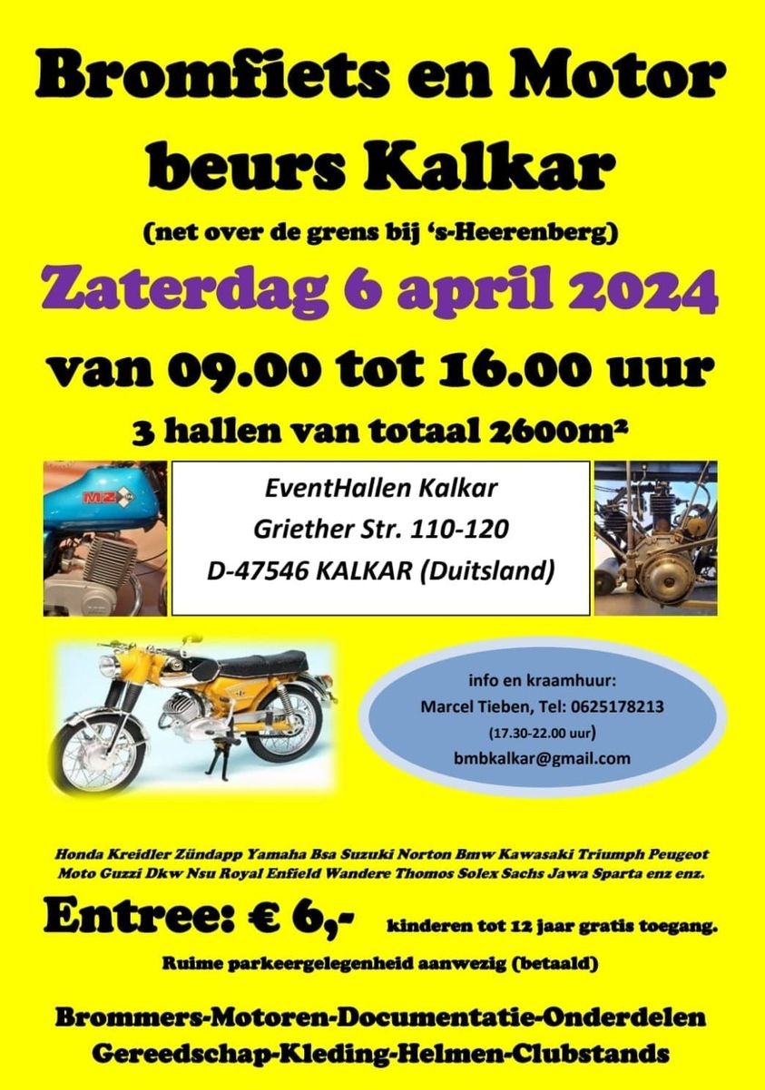 Bromfiets- en Motorbeurs Kalkar 2024, Wunderland Kalkar, Story - lifePR