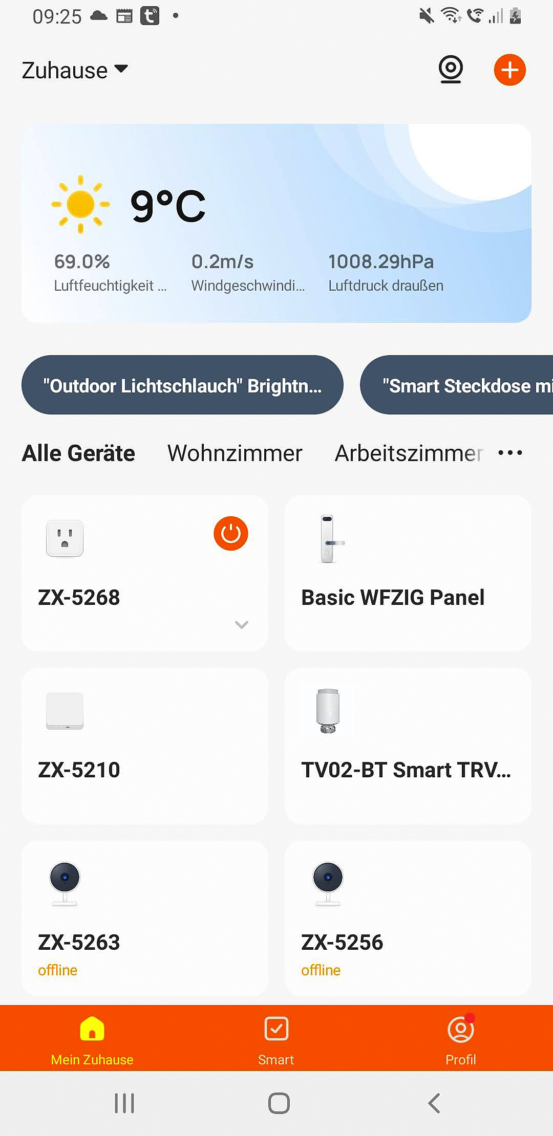 Luminea Home Control Outdoor-WLAN-Aufputzsteckdose SF-520.avs, Sprachsteuerung, Verbrauchsmesser ...