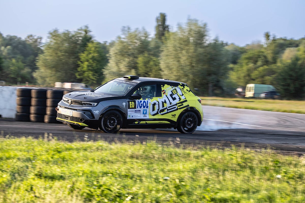 Tom Heindrichs gewinnt dritten Lauf des ADAC Opel Electric Rally Cup ...