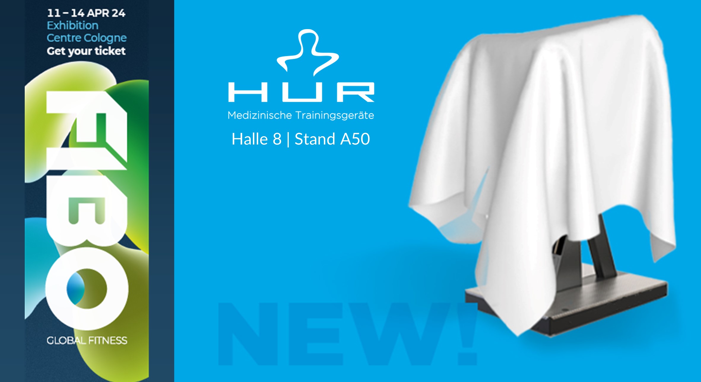 HUR stellt neuen Nackentrainer bei der FIBO vor, HUR Deutschland GmbH ...