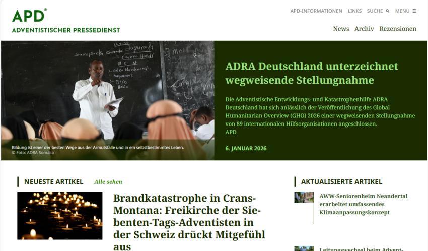 ADRA Deutschland unterzeichnet wegweisende Stellungnahme ...