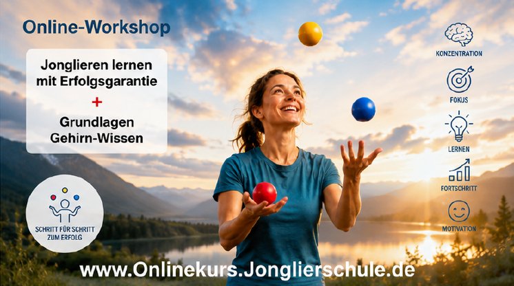 Neues Onlineangebot: Jonglieren als Gehirntraining für jedes Alter, FQL ...