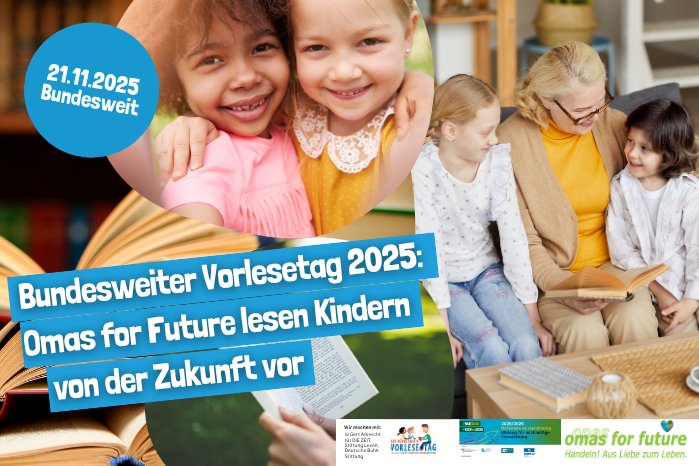 Erfolgreicher Vorlesetag 2025 – Omas for Future begeistern 30.000 Kinder mit bundesweiter ...